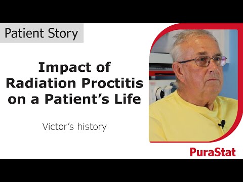 Impact of radiation proctitis on a patient’s life: Victor's history.