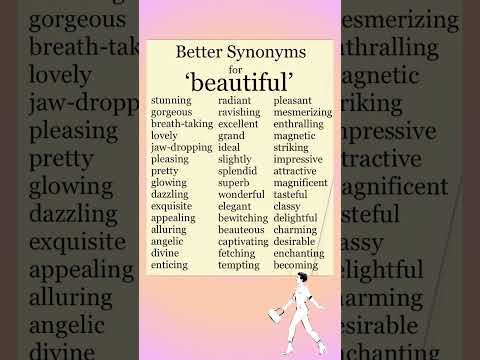 Synonyms for Beautiful Anyone?! #synonyms