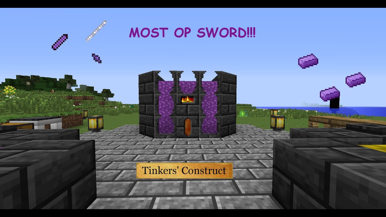Mod Tutorial - Tinker's Construct: Most Op Sword!!!