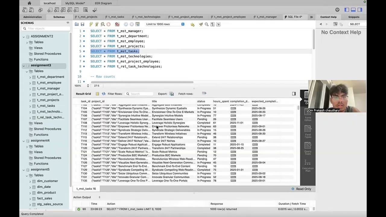 Data- warehousing Assignment 3