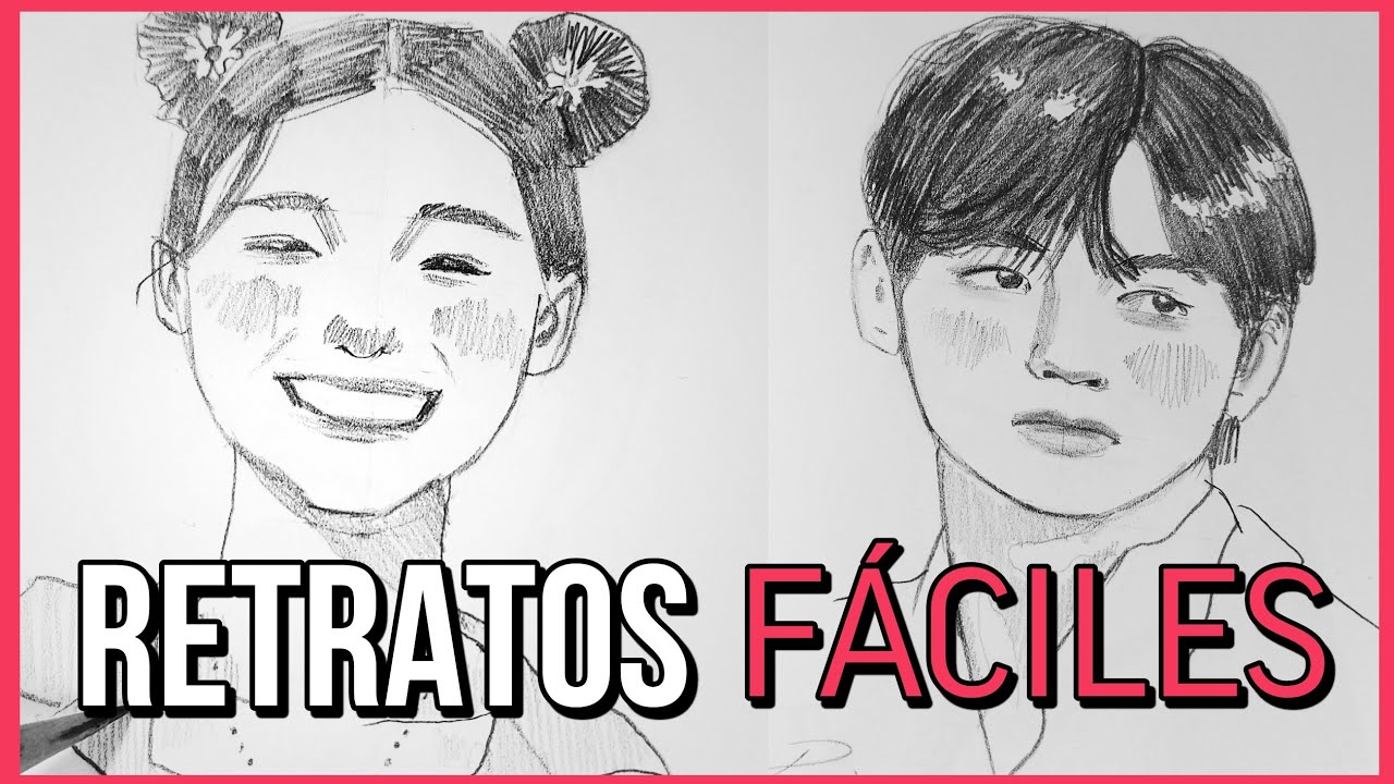 Aprende a DIBUJAR ROSTROS y EXPRESIONES de FORMA SENCILLA