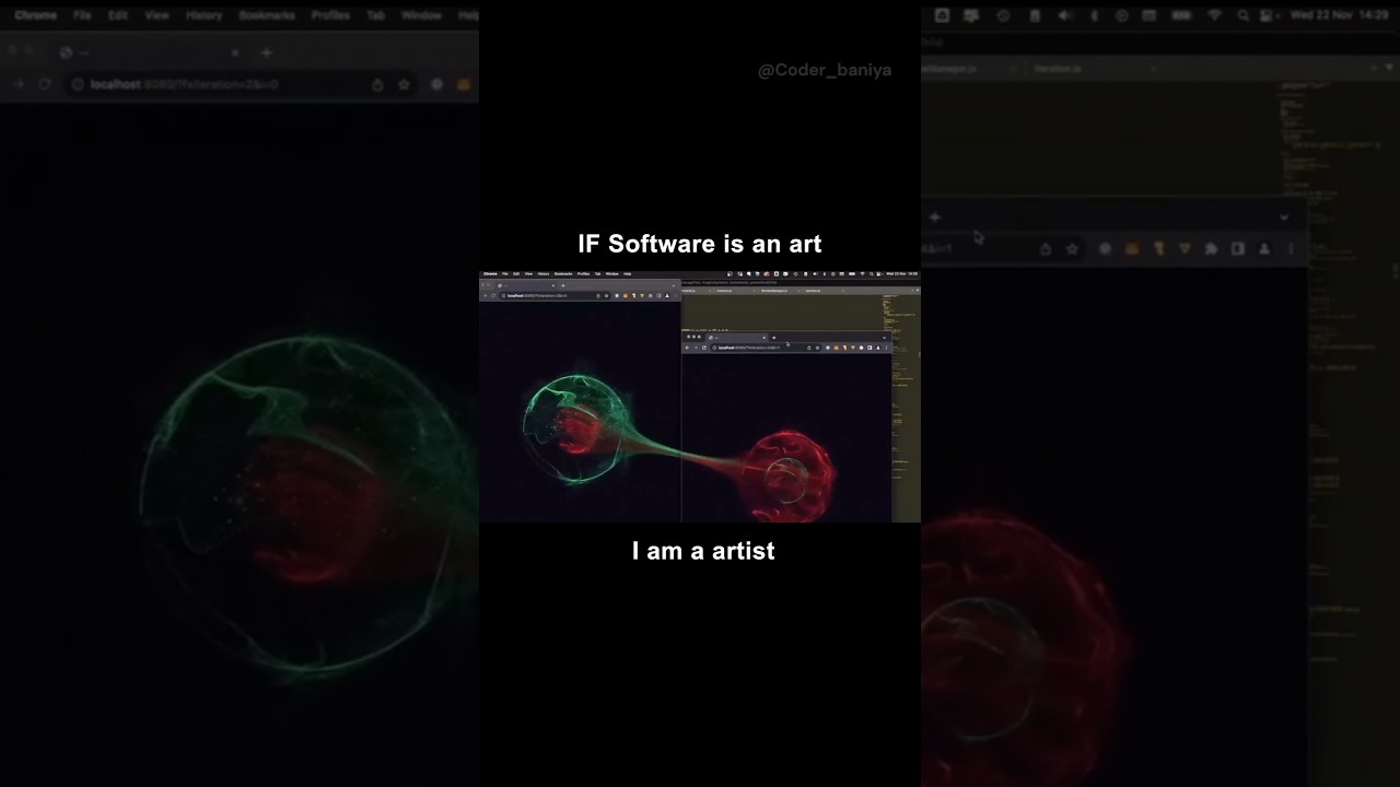 Software Development Is an Art | Programmer's Creativity in Action #programming