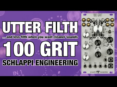 Schlappi Engineering 100 Grit Eurorack Module Black | Reverb