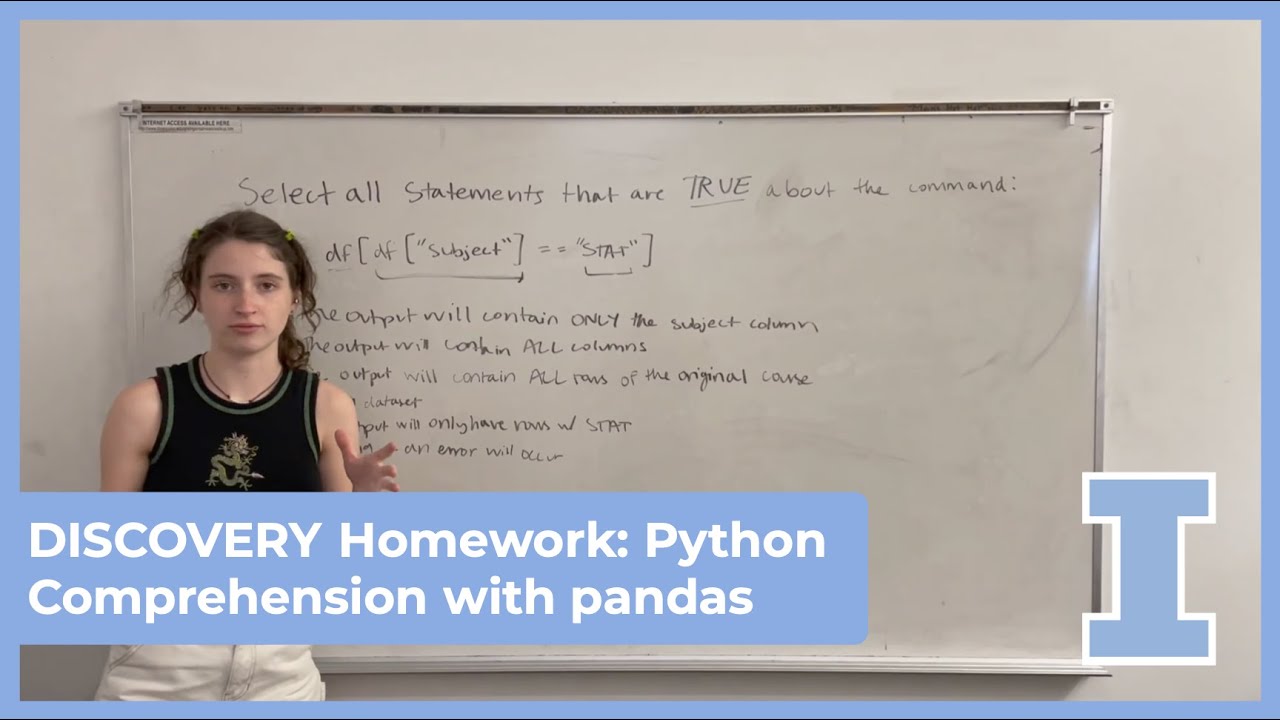DISCOVERY Homework 1.04: Python Comprehension with pandas