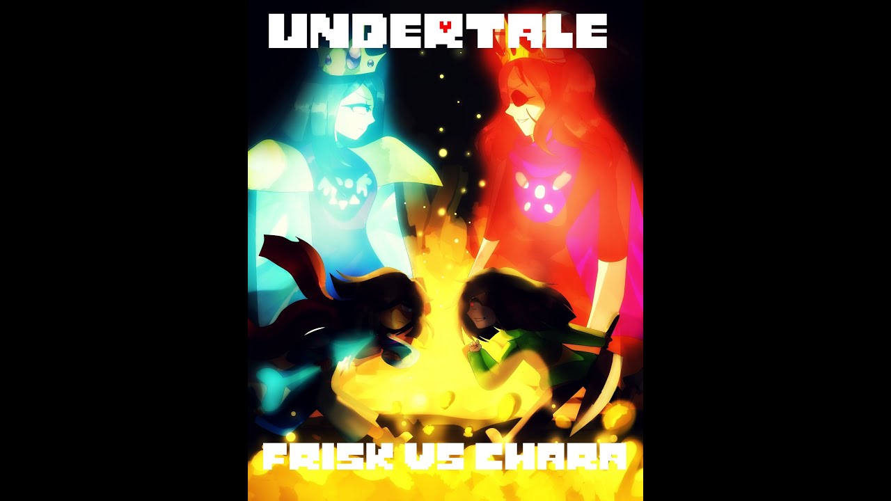 UNDERTALE SPEEDPAINT- Frisk vs. Chara