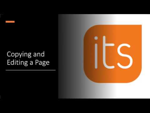Copying and Editing Page Video