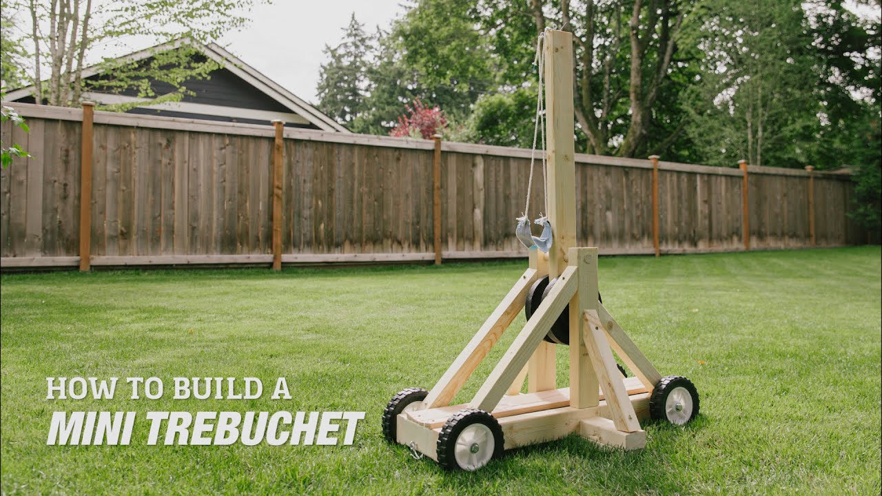How to Build a DIY Mini Trebuchet | Dunn DIY