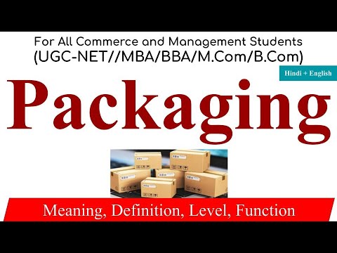 Packaging in Marketing Management; type of packaging; Functions of ...