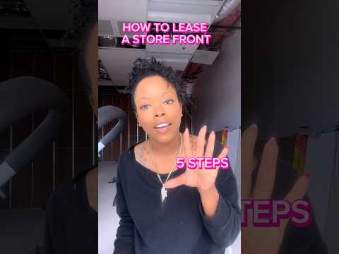 HOW TO Lease A Storefront For Your Small Business #smallbusinessowner #smallbusiness #storefront