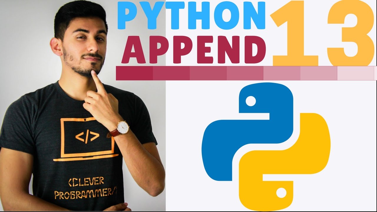 Learn Python Programming - 13 - Append List Method