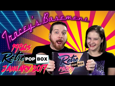 Retro Pop Box 80’s Unboxing for Jan 2017 – No Page Left Blank