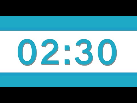 2 Minute 30 second Timer with Alarm