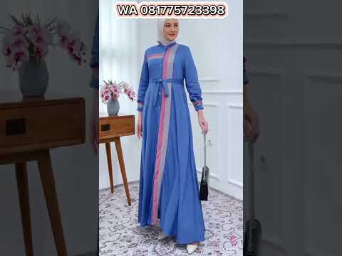 Inspirasi Busana Muslim Bermotif Premium Terbaru 2026 / Part 6 #busanamuslim #gamismewah #shorts
