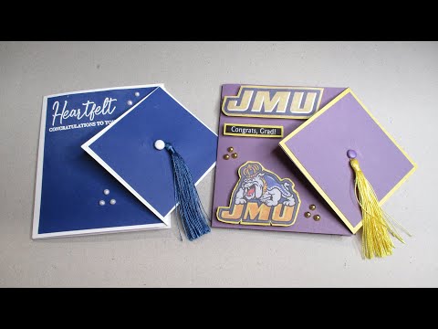 Flip fold Graduation Cap Card – CraftingForAlmostEveryone.com