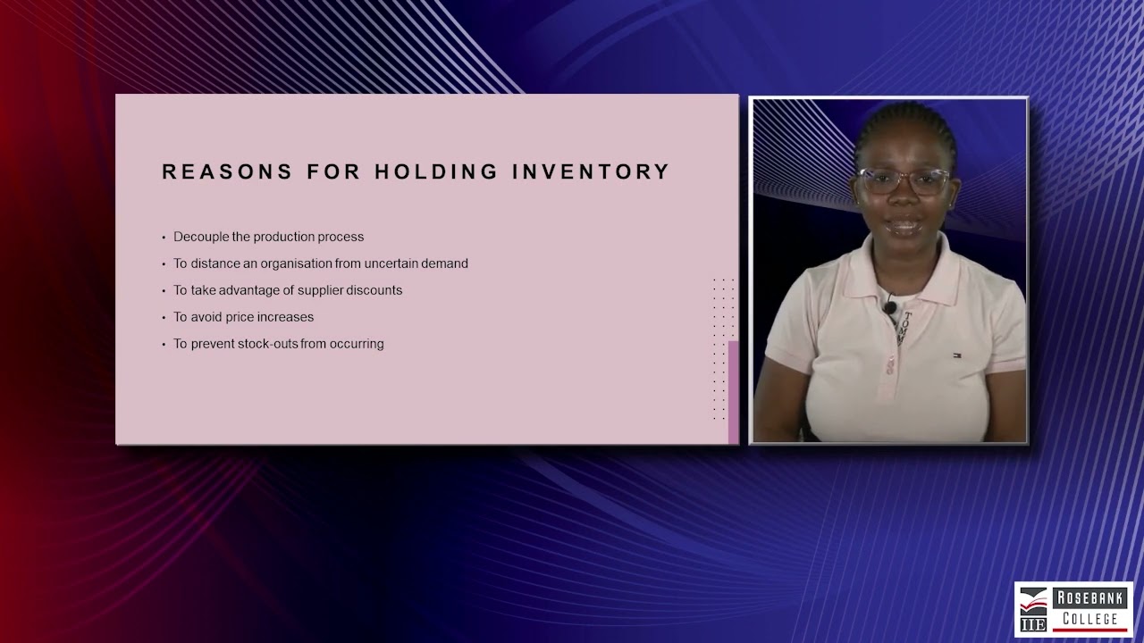 Unit 5 Inventory Management