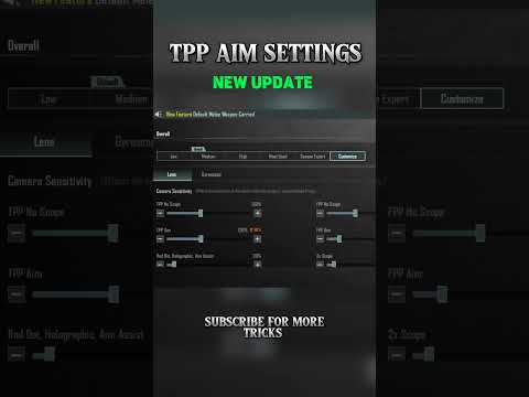 TPP AIM SETTINGS ✅ For Guide BGMI & PUBG MOBILE 🥷✅ #pubgmobile #systumm_01_yt #bgmi