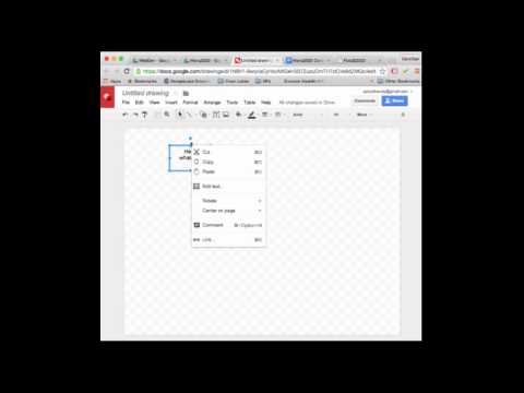 Using Google Draw for Flowcharts