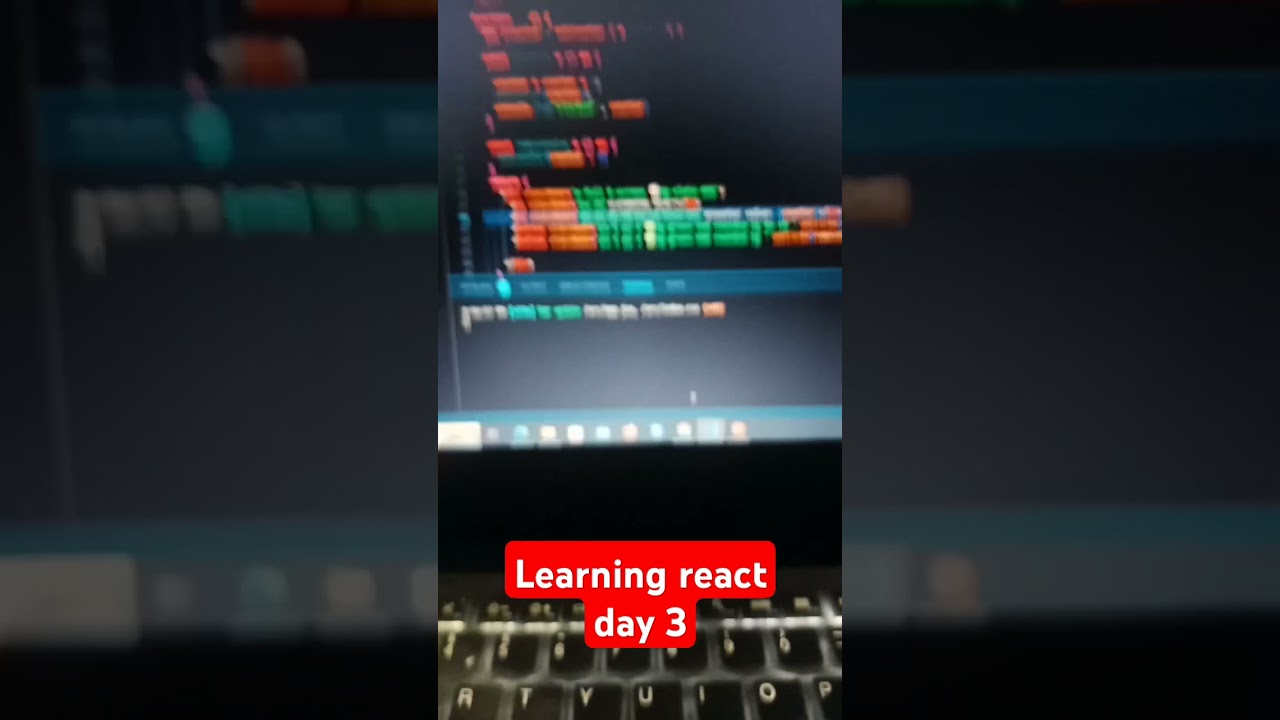 learning react day 3 #coding #react  #trending #foryou #programming #viralshorts @chaiaurcode