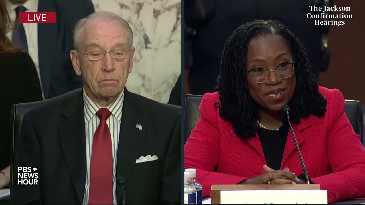 WATCH: Sen. Chuck Grassley questions Jackson about international law