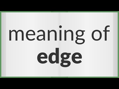 Edge | meaning of Edge