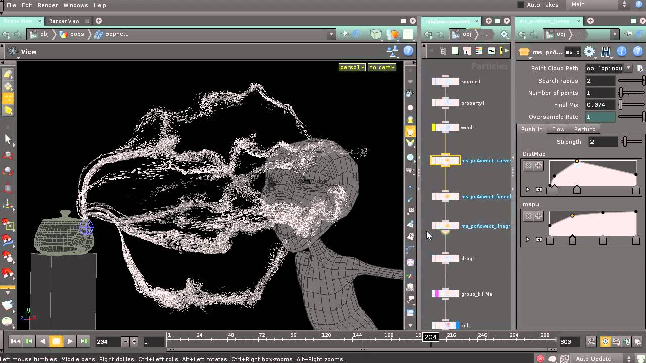cmiVFX Releases New Houdini Point Cloud & Directible Particles Training Video For TD's