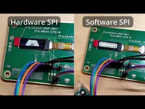 Hardware vs Software SPI speed example