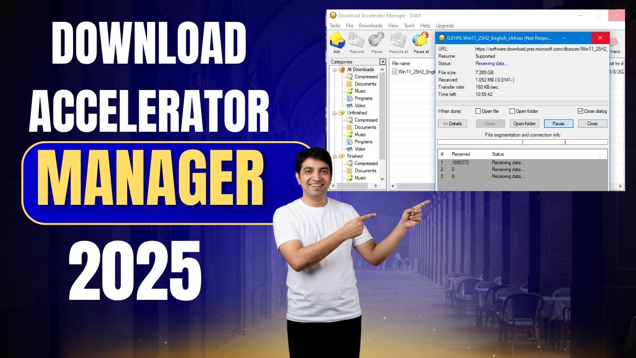 Download Accelerator Manager (DAM) – Complete Tutorial & Setup (2025) | Imran Arif Tech