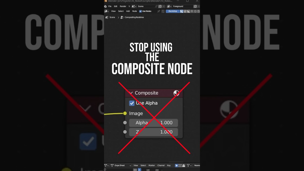 You’re WASTING Render Time in Blender 🛑✋ #blendervfx #blender #blendertutorial