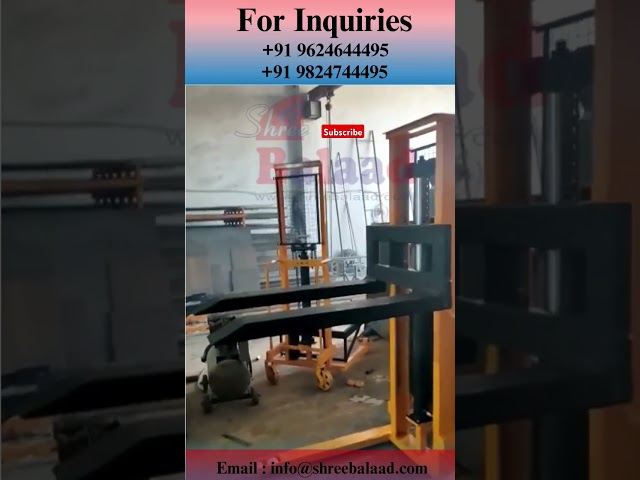 Battery Stacker - Semi Battery Operated Stacker Manufacturer from Ahmedabad