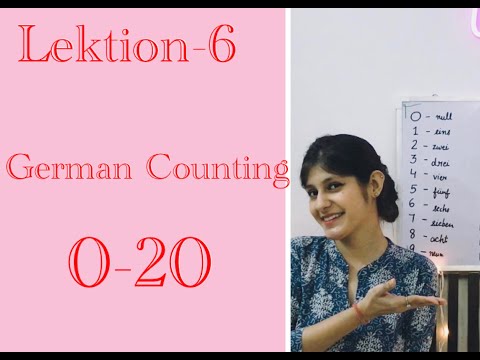 Basic German for beginners | Counting in German 0-20,30,40....100