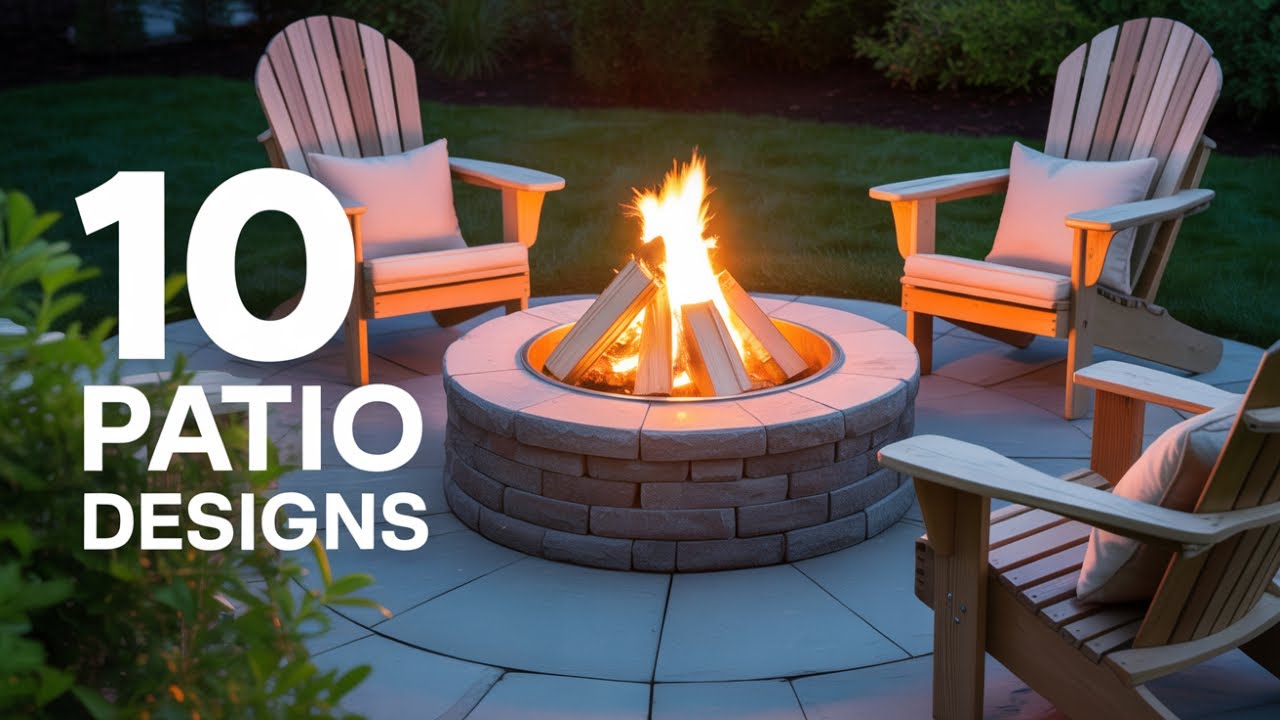 10 ESSENTIAL Patio Fire Pit Ideas to UPGRADE Your Outdoor Space
