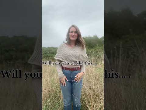 How to crochet a sweater scarf (Outlander style!)