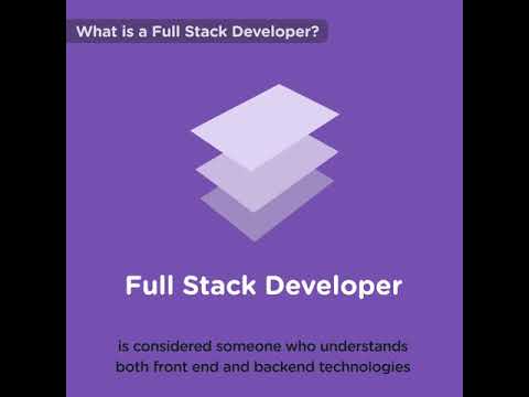 What Is A Full Stack Developer?