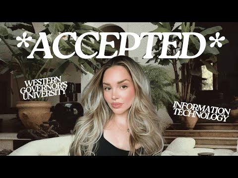 My WGU Acceptance Story | The application process, how I picked my major, and learning tech