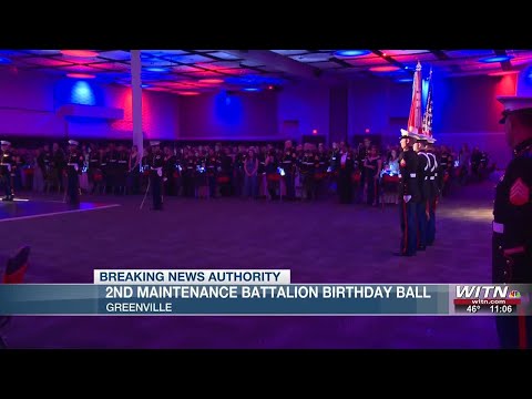 Camp Lejeune marines celebrate US Marine Corps 248th birthday in Greenville