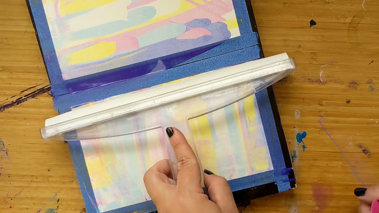 Easy squeegee painting