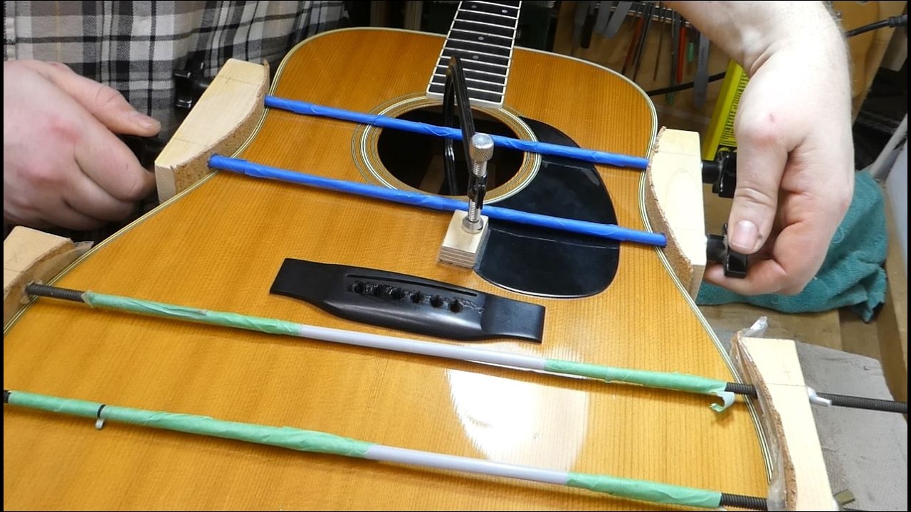 Martin D-35 with Characteristic Cracks