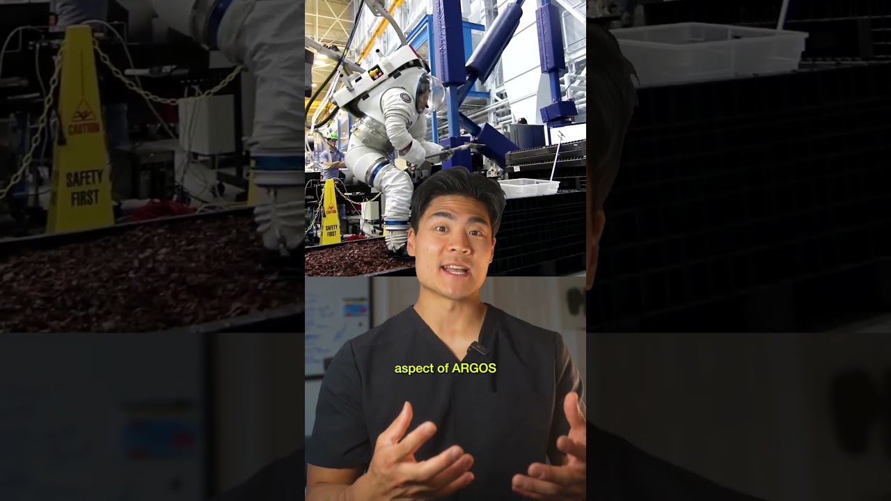 Gravity Offload System Astronauts Use to Train for Lunar Missions #space #medicine