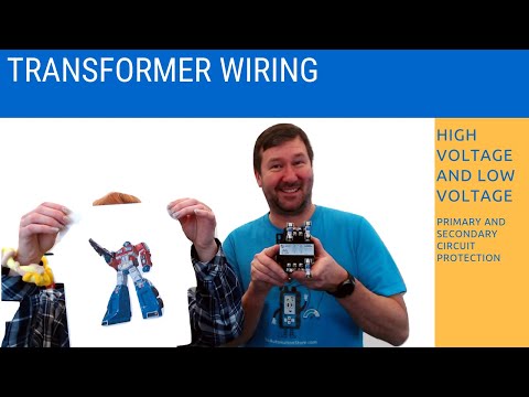 Transformer Wiring Primary and Secondary including Jumpers and Fuse/Circuit Breaker Protection