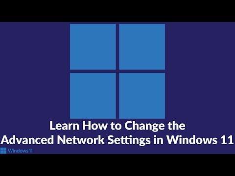 Learn How to Change Advanced Network Settings in Windows 11 #tutorial #windows11 #windows #computer