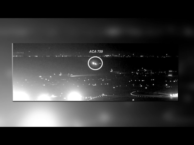 Revelan imágenes de dos aviones que rozaron alas en Toronto