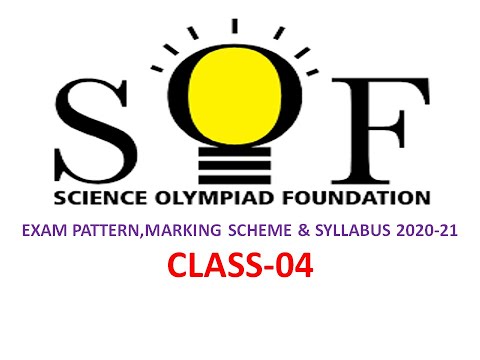 Olympiad exam pattern marking scheme & syllabus for class 4