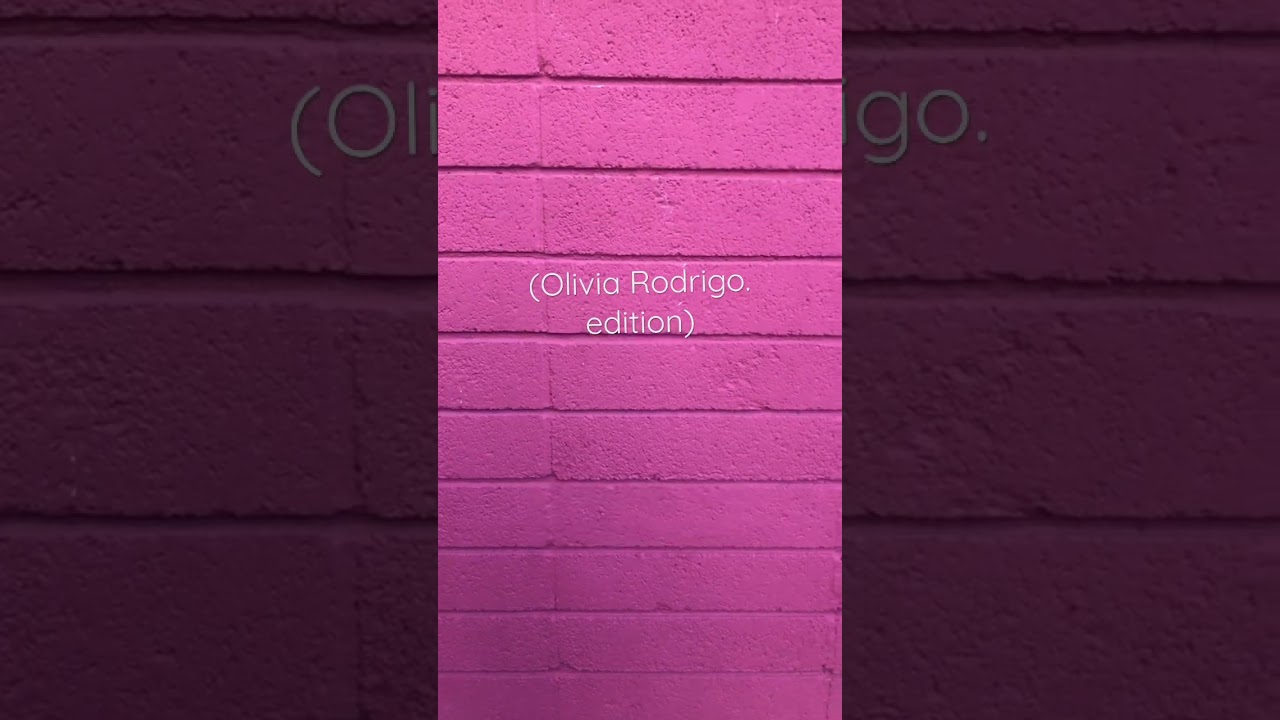Try not to change your wallpaper (Olivia Rodrigo Edition) | Lily Spark