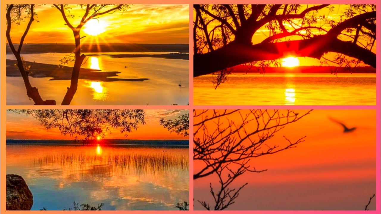 Orange Water View Beautiful Wallpapers @Nature Beautiful Wallpapers