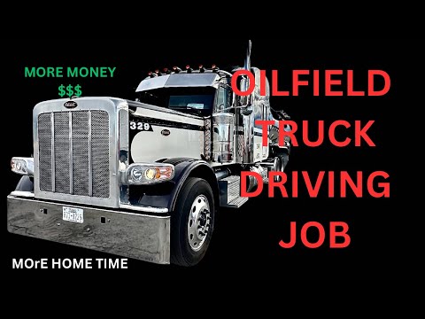 Oilfield Truck Driving Jobs #trucking #truckdriver