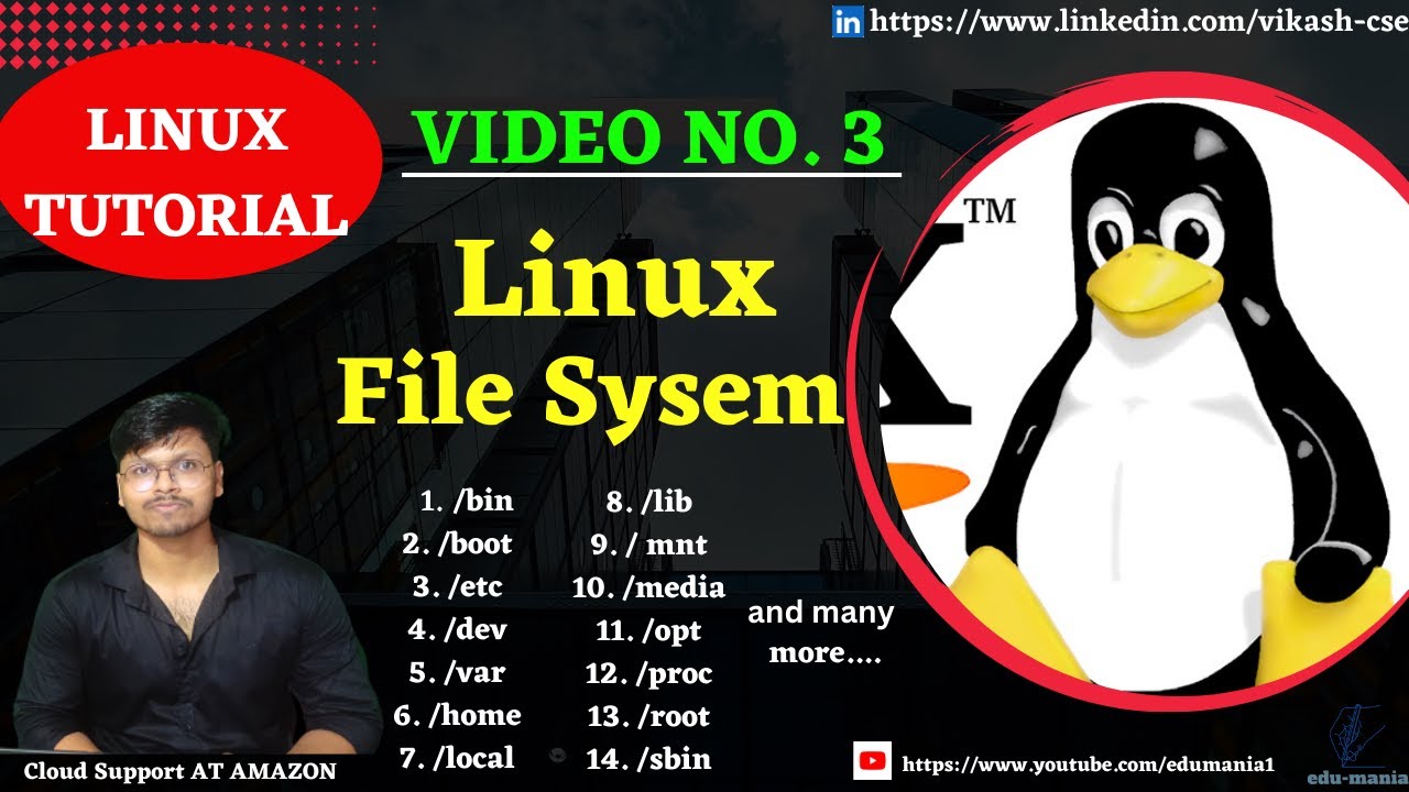 3. Linux File System| Linux Tutorial|Linux Commands| Playlist for Everyone| Amazon| DevOps