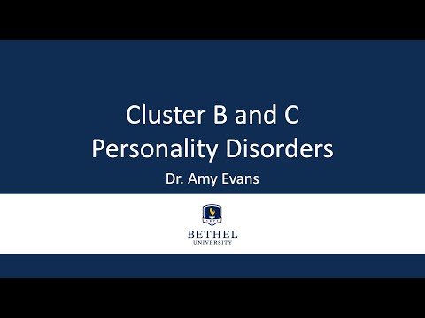 Cluster B and C Personality Disorders