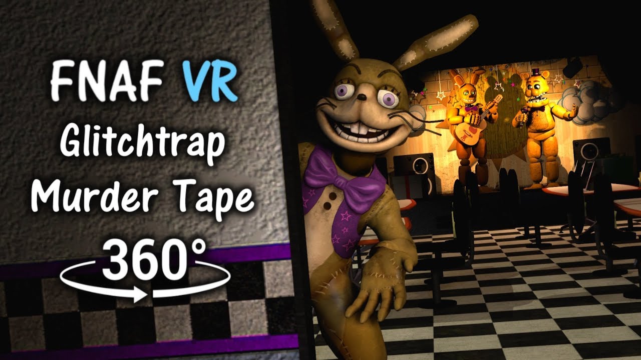 360°| Glitchtrap Luring / Murdering Tape - FNAF Help Wanted [SFM] (VR Compatible)