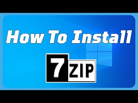 How to install 7zip on windows 11 how to use 7zip in windows 11 | Видео