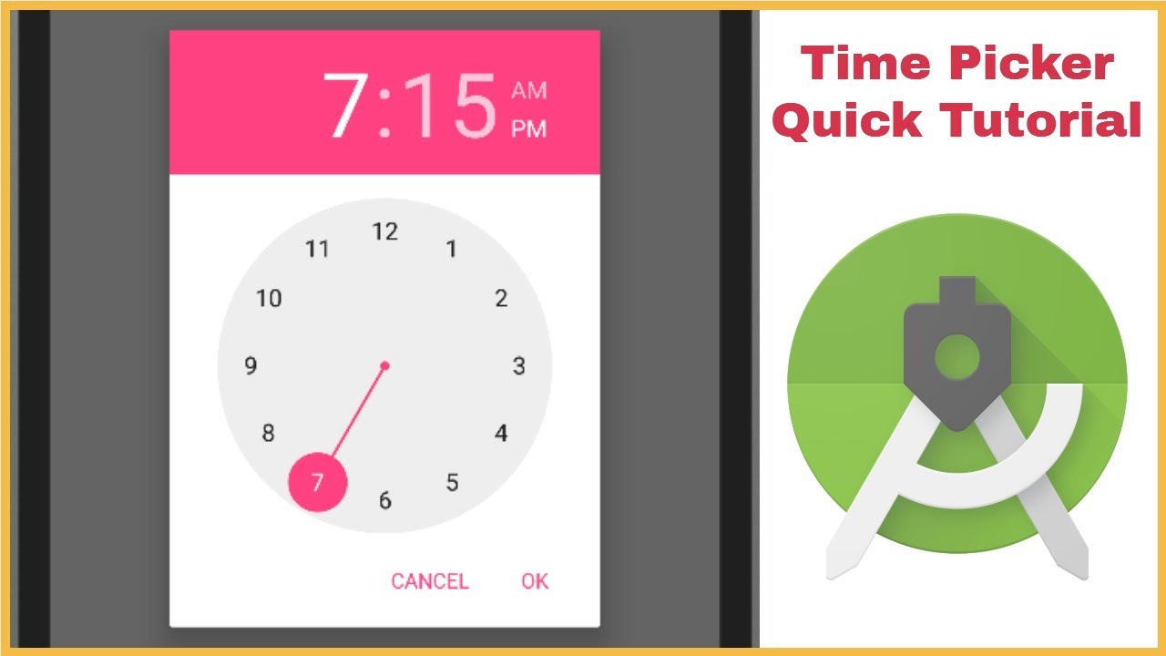 Android Studio - TimePickerDialog Tutorial (2018)